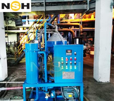 China Automatic Centrifugal Oil Purifier PLC Control Mobile Type Two Liquids PLC Control for sale