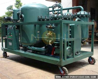 China 380V Turbine Oil Filtration Machine , Dissolved Water Removal Turbine Vacuum System for sale