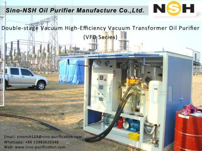 China Automatic PLC-Controlled Transformer Oil Purifier Steel Enclosure Vacuum Touch-Screen Operation for sale
