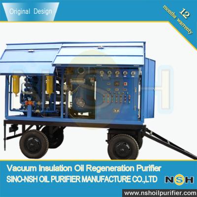 China Double-Stage Transformer Oil Filtration System Dielectric Strength Recovery Insulating Fluid Treatment for sale
