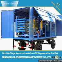 China Double-Stage Transformer Oil Filtration System Dielectric Strength Recovery Insulating Fluid Treatment for sale
