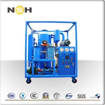 China High Vacuum Transformer Oil Purifier Dehydration With Roots Fixing Type With Four Wheels for sale