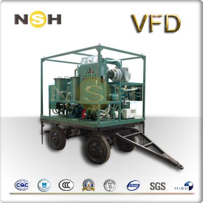 China 600~18000 LPH Transformer Oil Purifier , Trailers Mounted Oil Filter Unit for sale
