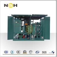 China 3000LPH Mobile Transformer Insulation Oil Purifier Single Axle Double Stage Vacuum System for sale