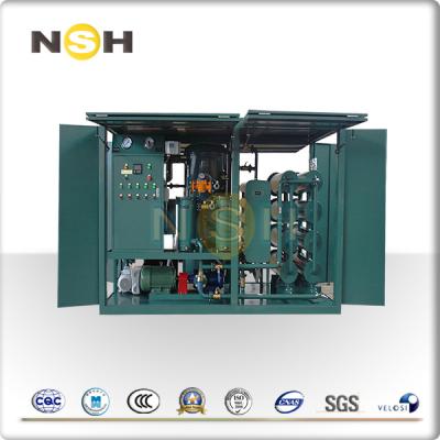 China 3000LPH Mobile Transformer Insulation Oil Purifier Single Axle Double Stage Vacuum System for sale
