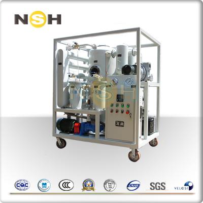 China 3000LPH Mobile Transformer Insulation Oil Purifier Single Axle Double Stage Vacuum System for sale
