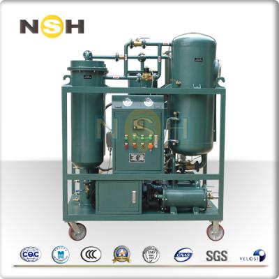 China Reusing Turbine Oil Purifier Demulsification 380V/3P/50Hz Shelf Covering for sale