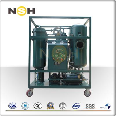 China Small Size Vaccum Turbine Oil Purifier / Oil Filter Machine 1 Year Warranty for sale