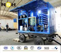 China Transformer Mobile Insulation Oil Purifier Filtration Unit With Double Stage for sale