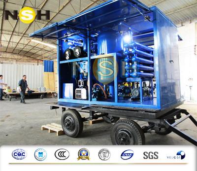 China Transformer Mobile Insulation Oil Purifier Filtration Unit With Double Stage for sale