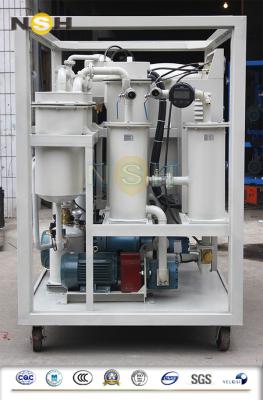 China Demulsification Dehydration Lubricating Oil Purifier , Lube Oil Filtration Machine for sale