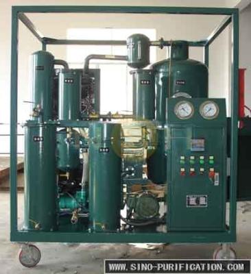 China Vacuum Lubrication Oil Filter with Multifunction, Capacity 1800L/H for sale