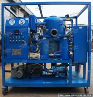 China Blue Oil Purification Systems / 380V 50HZ Vacuum Dehydration Unit 800-1600KGS for sale