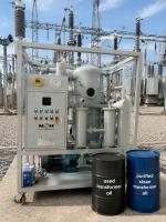 China High vacuum double-stage transformer oil purification plant, insulation oil, dielectric oil, capacity:3000 liters/hour for sale