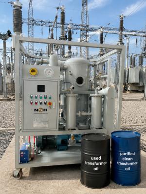 China High vacuum double-stage transformer oil purification plant, insulation oil, dielectric oil, capacity:3000 liters/hour for sale