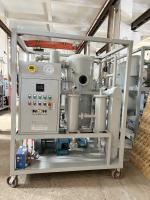 China High vacuum double-stage transformer oil purification plant, insulation oil, dielectric oil, capacity:3000 liters/hour for sale