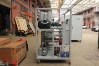China Double Stage Vacuum Transformer Oil Purifier Dehydration Degassing Impurity Removal 6000L/H 100 C for sale