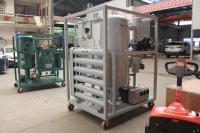 China Double Stage Vacuum Transformer Oil Purifier Dehydration Degassing Impurity Removal 6000L/H 100 C for sale