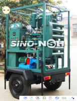 China Trailer Mounted Two Stage Transformer Oil Filtration Machine Oil Dehydration And Degassing for sale