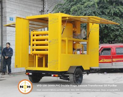 China Ultra High Voltage Transformer Oil Filtration Machine Electrical Insulation Oil Treatment for sale