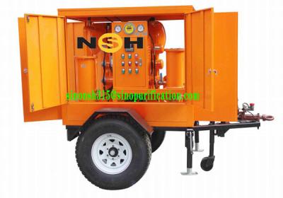China Vacuum Oil Purifier Lube Oil Purifier System For Filtering Dehydration Lubricant Oil for sale