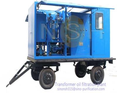 China Insulating Dehydration Vacuum Oil Purifier 500L/Min Shelf Covering for sale