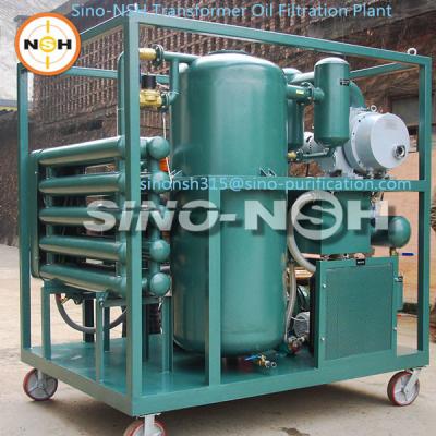 China Insulating Dehydration Vacuum Oil Purifier 500L/Min Shelf Covering for sale