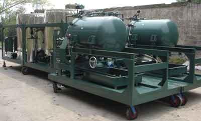 China DN20 380V Engineer Oil Regeneration Plant Oil Purification Systems for sale