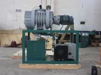 China Double Stage Air Evacuating Degassing Vacuum Pump Set 380V 250L/Min for sale