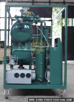 China Double Stage Vacuum Transformer Oil Purifier Dehydration Degassing for sale
