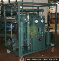 China High Efficiency Vacuum Oil Purifier 3000L/H 39KW OD 32MM for sale