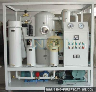China 600L/H Two Stage Lube Oil Purifier Ultra Precision Vacuum Oil Filter Machine for sale
