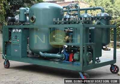 China Dehydration Turbine Oil Purifier 9000L/H Hydraulic Oil Recycling Machine 72kW for sale