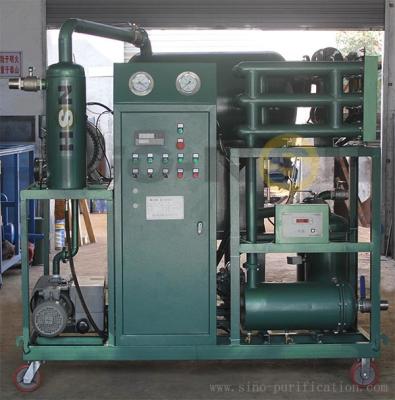 China Dehydration Degassification 6000L/H Double-Stage Vacuum Transformer Oil Purifier for sale