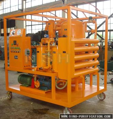China 9000L/H Dehydration Decoloration Double-Stage Vacuum Transformer  Oil Purifier for sale
