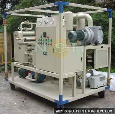 China Decoloration Anti-Explosion 9000L/H Two Stage Vacuum Transformer Oil Purifier for sale