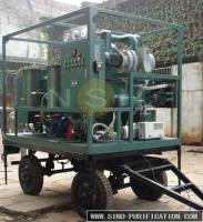 China Regeneration 18000L/H Double Axle Trailer Vacuum Transformer Oil Purifier for sale