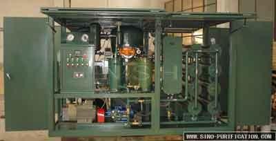 China With Dissolved Gas Meter Regeneration Dehydration 56kw Transformer Oil Purifier for sale