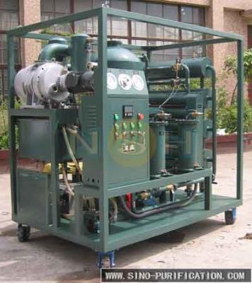 China Electric PLC With Touch Screen And Data Monitor Vacuum Transformer Oil Purifier for sale