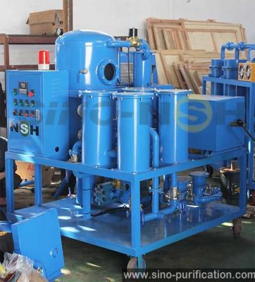 China With Oil Tester 18kw Dehydration Degassing Vacuum Turbine Oil Purifier for sale