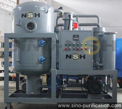 China Newly Type 53kw With PLC Degassing Dehydration Vacuum Turbine Oil Purifier for sale