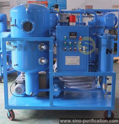China With Touch Screen 129kw Dehydration Degassing Vacuum Turbine Oil Purifier for sale