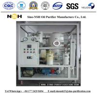 China Transformer 40 Kw Vacuum Oil Purifier Filter Machine 1800L/H Double Stage for sale