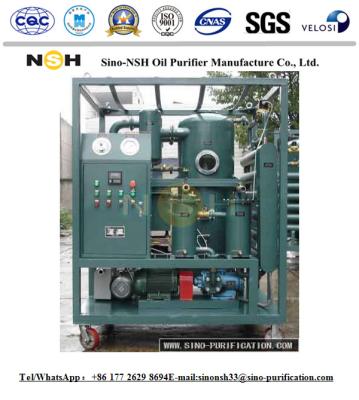 China Double Stage 50 Kw Transformer Oil Filtration Purifier 3000L/H Oil Treatment Machine for sale