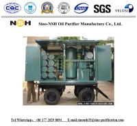 China Mobile Vacuum Transformer Oil Regeneration Unit 6000L / H Filtration Machine for sale