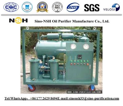 China Single Stage Transformer Oil Purifier 65KW Vacuum 6000L / H for sale