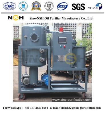 China 6000L/H Turbine Oil Purifier Vacuum System PLC Control Used In Metallurgy for sale