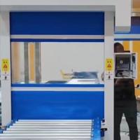 China Industrial Fast Door Flexible PVC Curtain With Automatic Sensor Control For Equipment Passage for sale