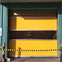 China Customizable Width Industrial High Speed Rapid Roll Door For Warehouse Logistics for sale