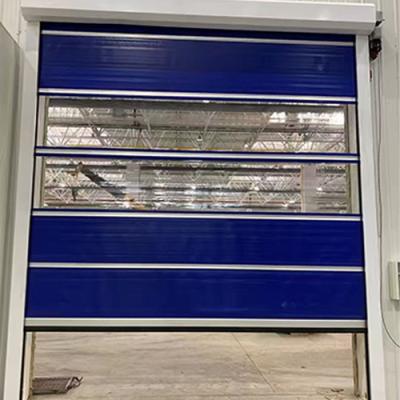 China PVC Curtain Industrial High Speed Door Easy Clean For Food Processing Facilities for sale